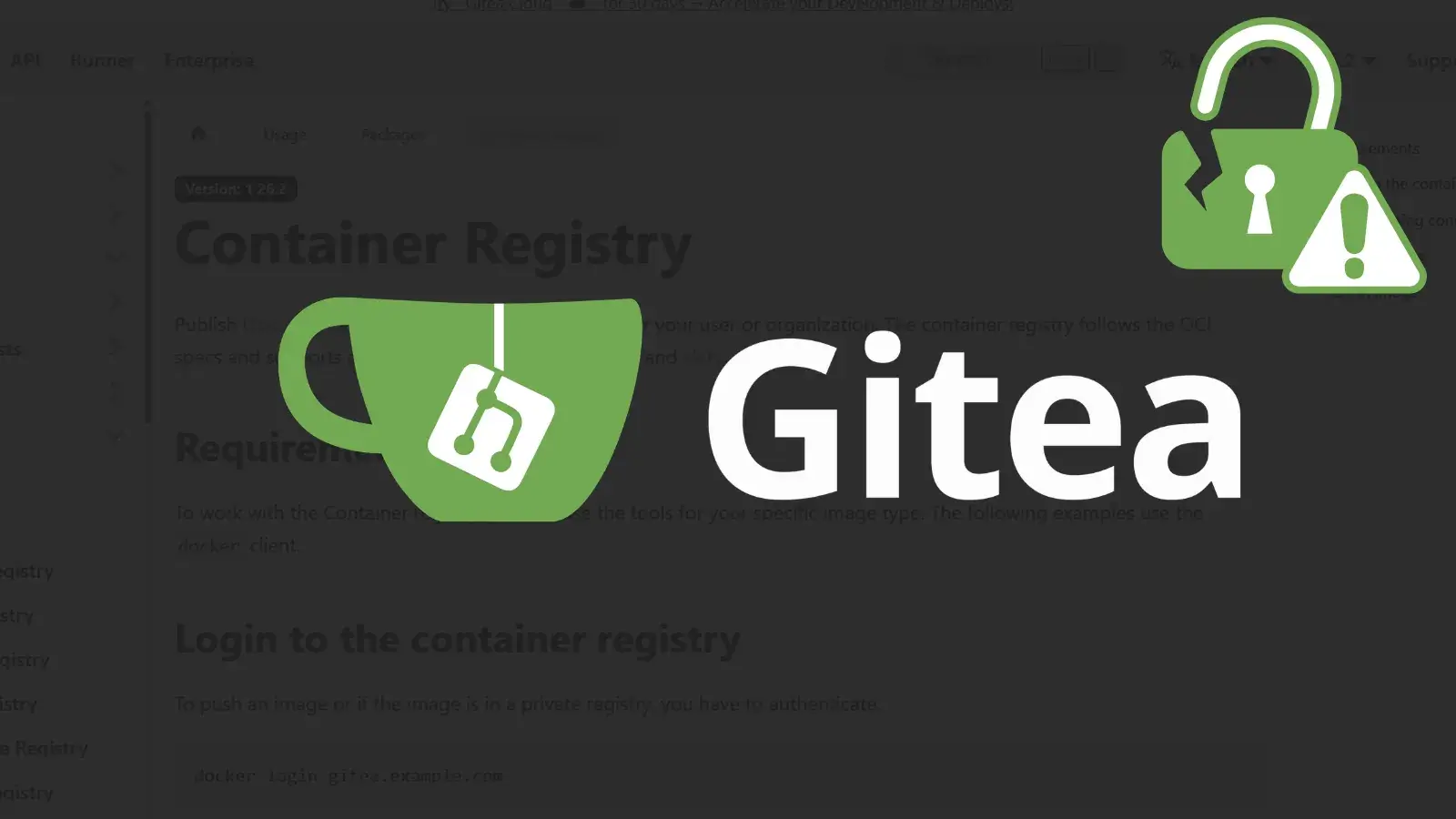 Gitea Container Registry Vulnerability Could Lead to Private Image Exposure